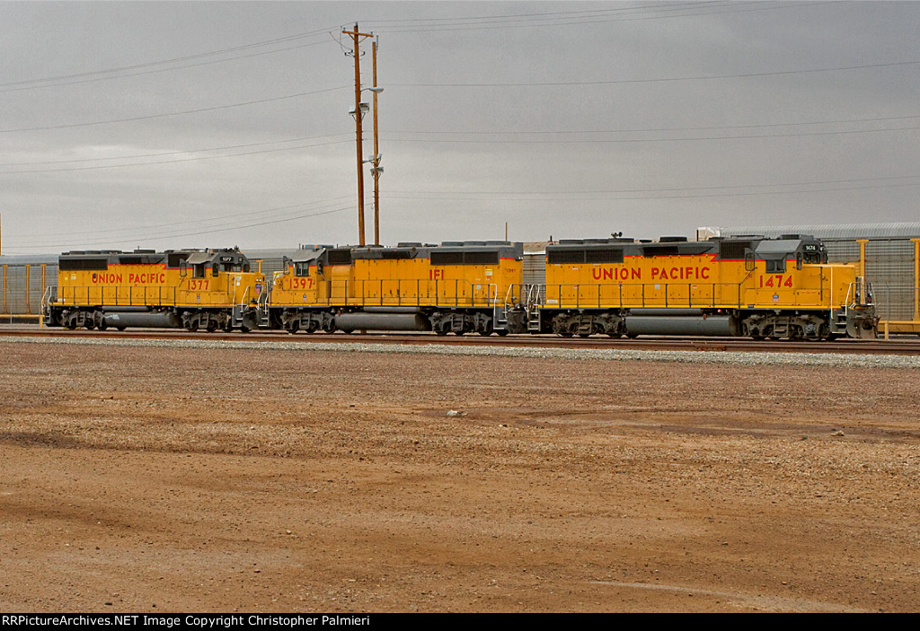 UP 1377, 1397, and 1474